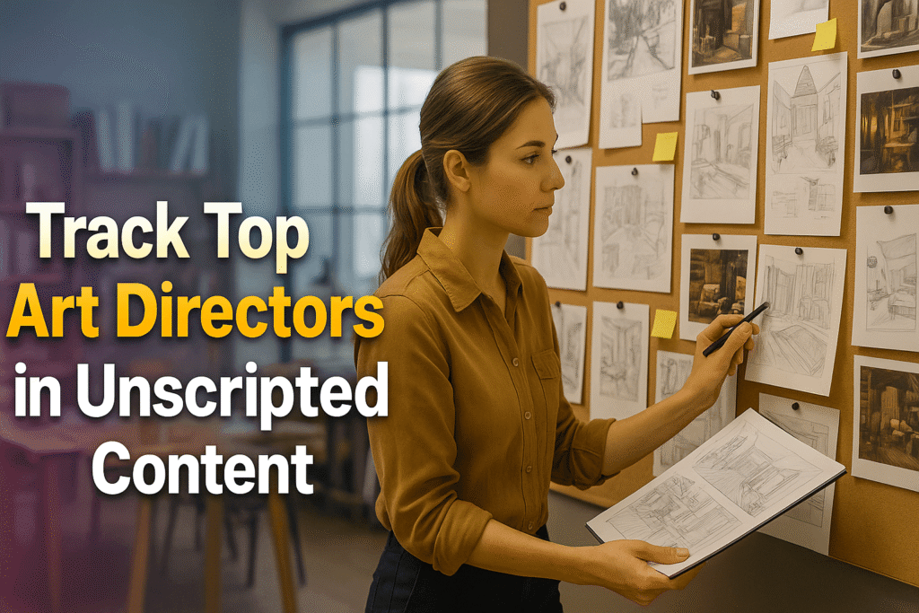 Track Top Art Directors in Unscripted Content and Their Latest Projects ...